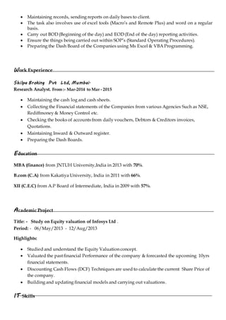 C.V of Ibrahim Genpact | DOCX