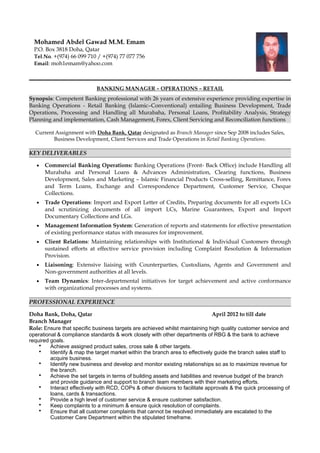 MOHD EMAM PDF UPDATED C.V 2015 | PDF | Business Banking & Finance | Business