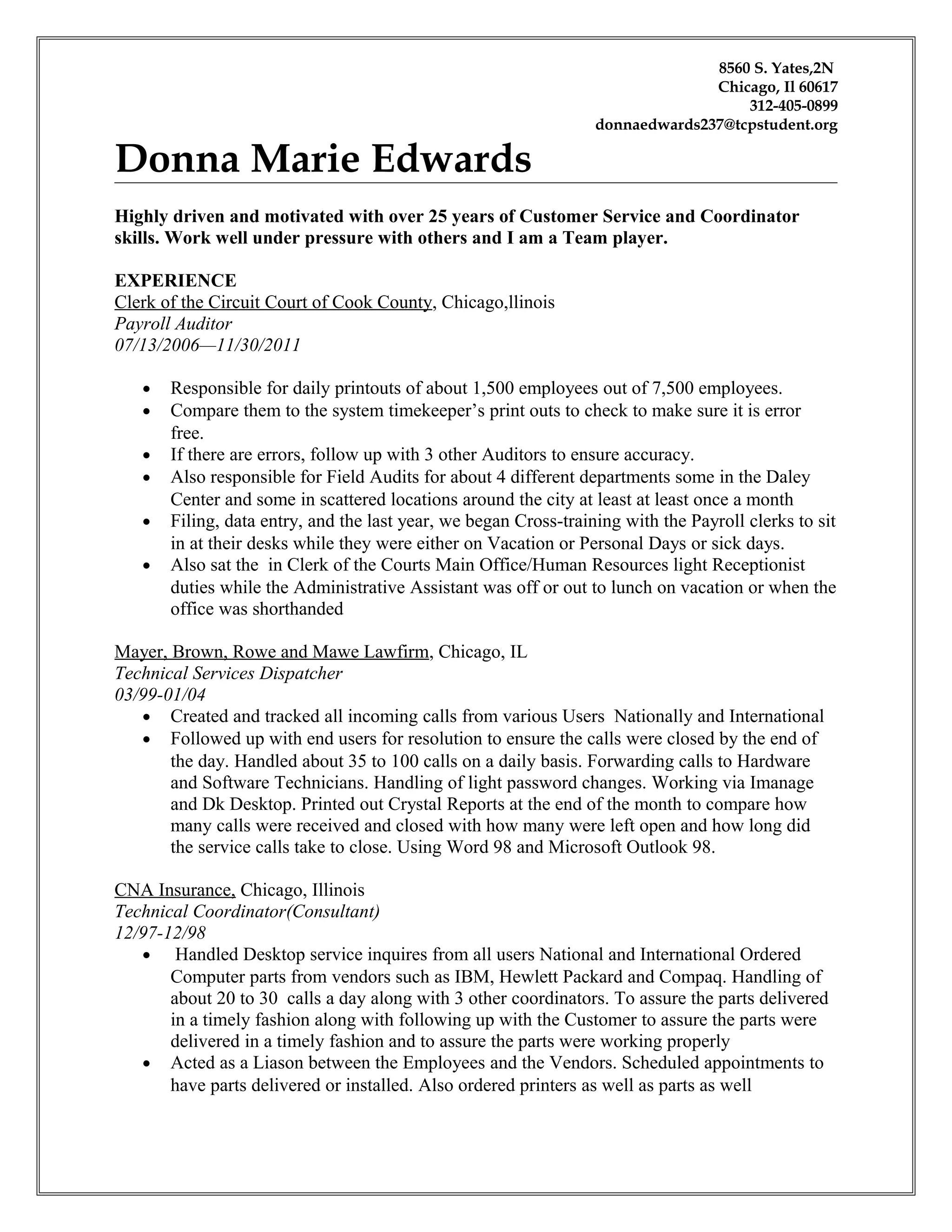 resume template | DOC