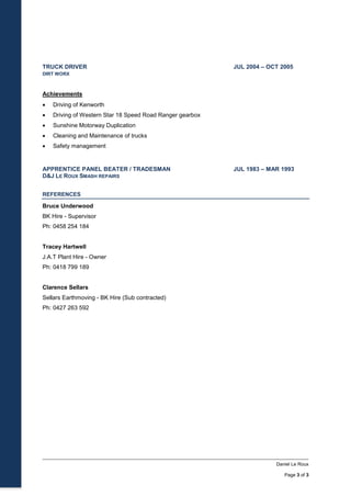 RESUME One | PDF