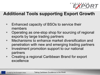Caribbean Export - CARICOM-Canada Trade Development Forum | PPT