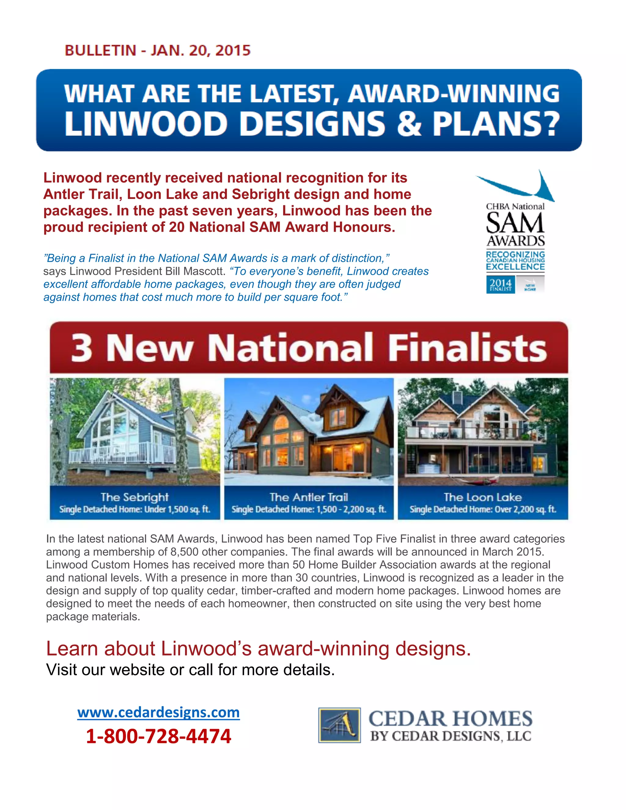 Cedar homes-award-winners | PDF