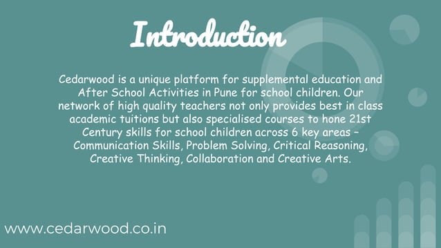 Cedarwood Afterschool Program | PPTX