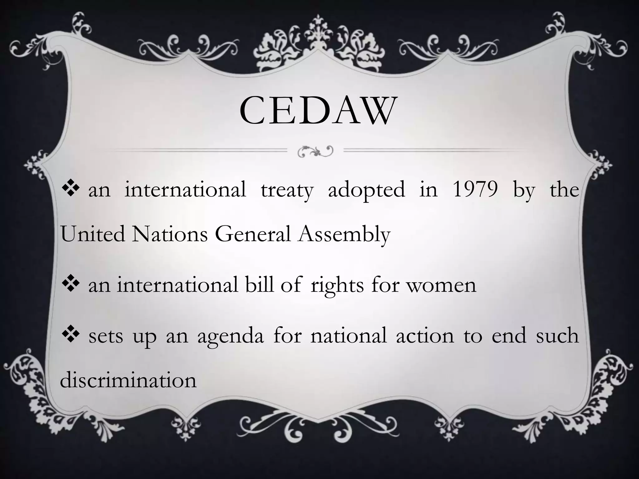 CEDAW | PPTX