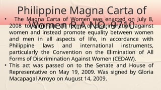CEDAW-AND-MAGNA-CARTA-OF-WOMEN-2.pptx Convention on the elimination of ...