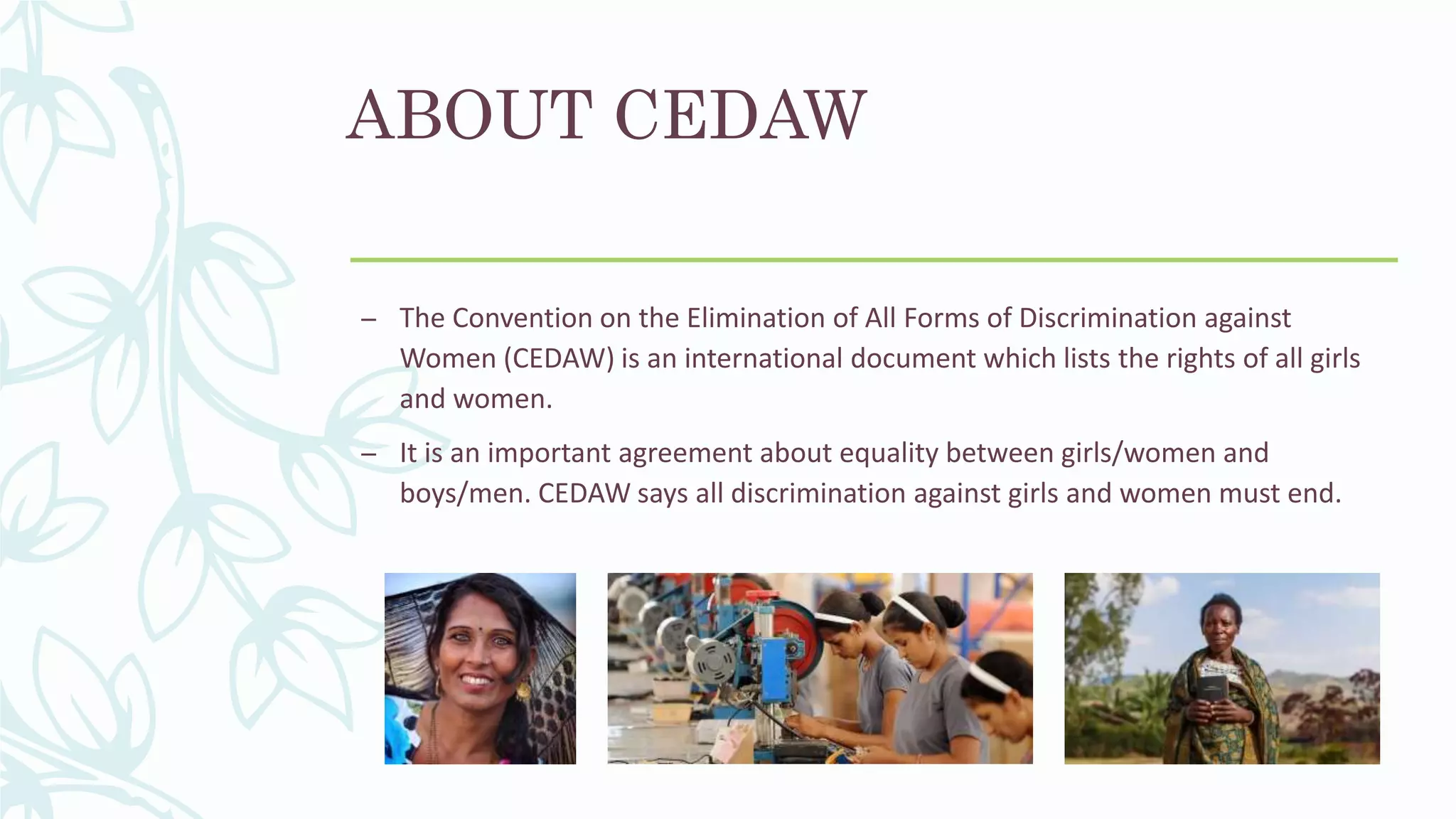 CEDAW and CRC | PPTX