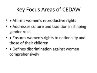 CEDAW_Presentation WOMENS RIGHT FOR .pptx