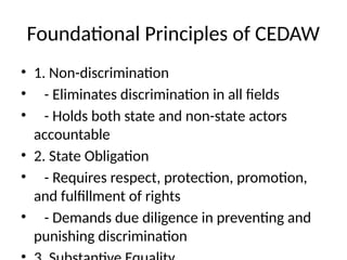 CEDAW_Presentation WOMENS RIGHT FOR .pptx