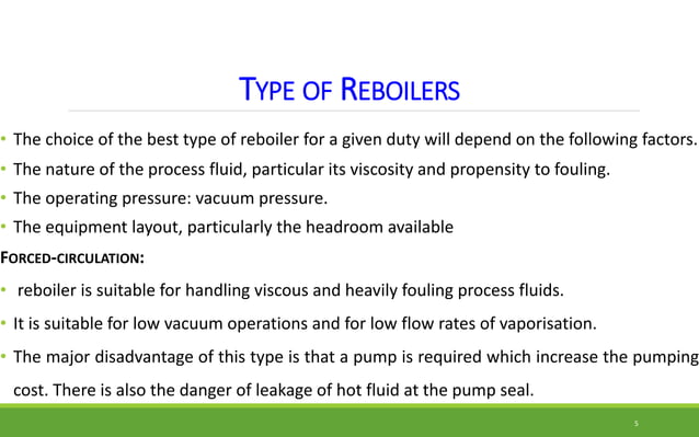 CEDB201 REBOILER DESIGN_2022.pptx | Physics | Science