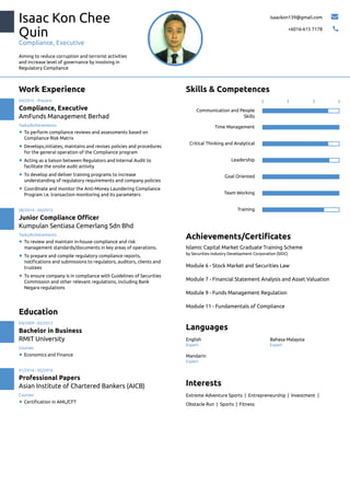 Isaac Kon's Resume | PDF