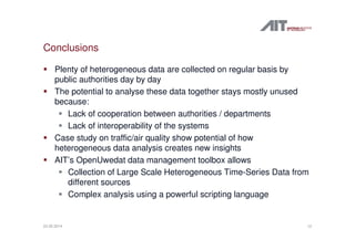 Management and Analysis of Large Scale Heterogeneous Time-Series Data | PDF