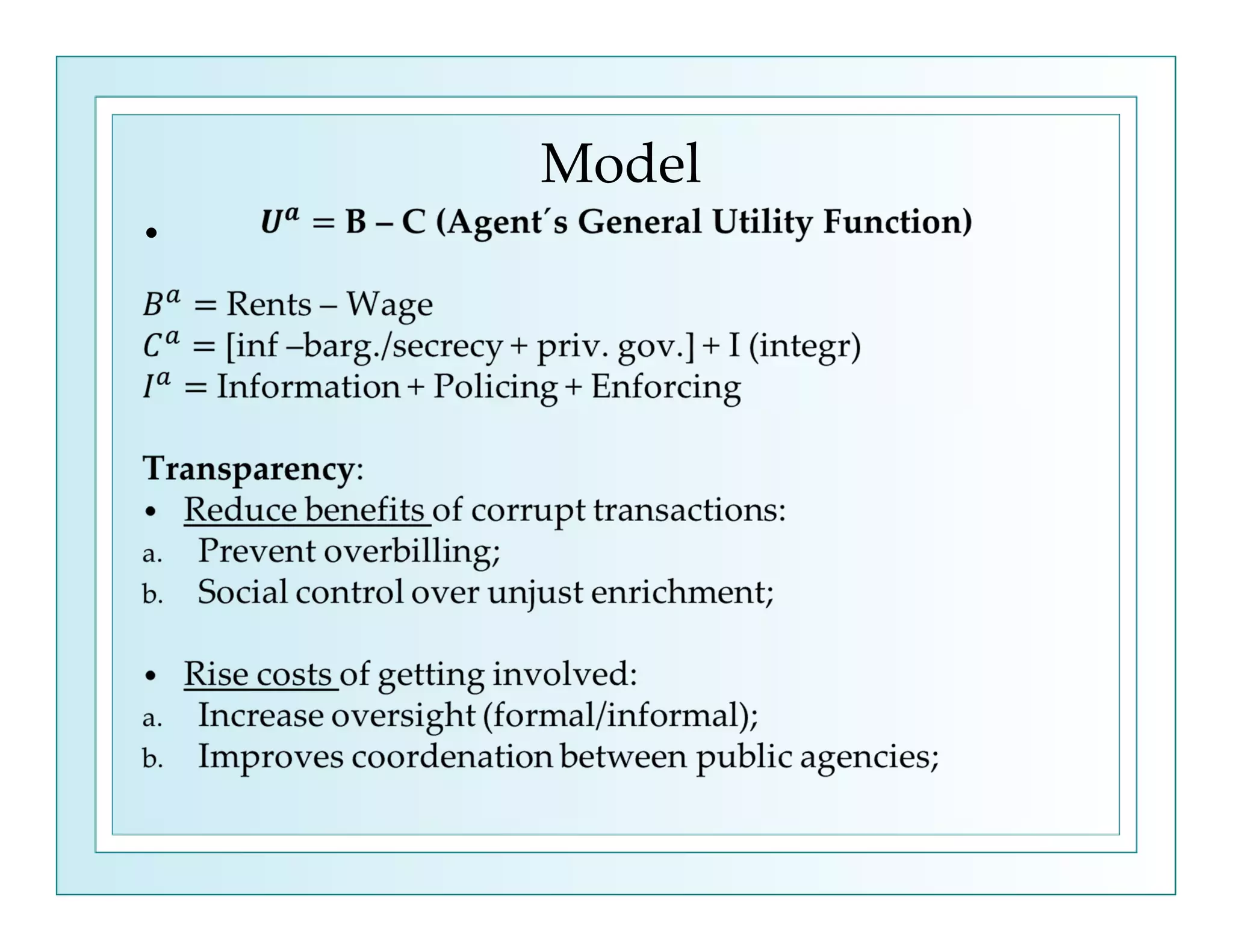 The impact of public transparency in fighting corruption (James Batista ...