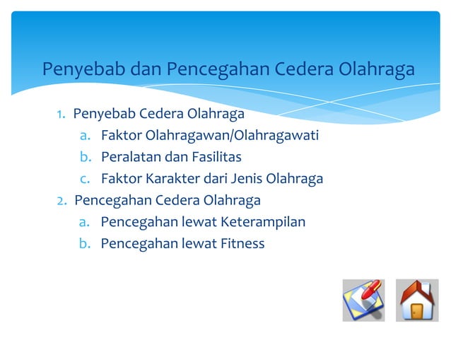 Cedera dalam olahraga | PPTX