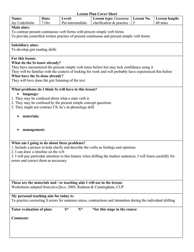 Cederholm celta-lesson-plan5 | PDF