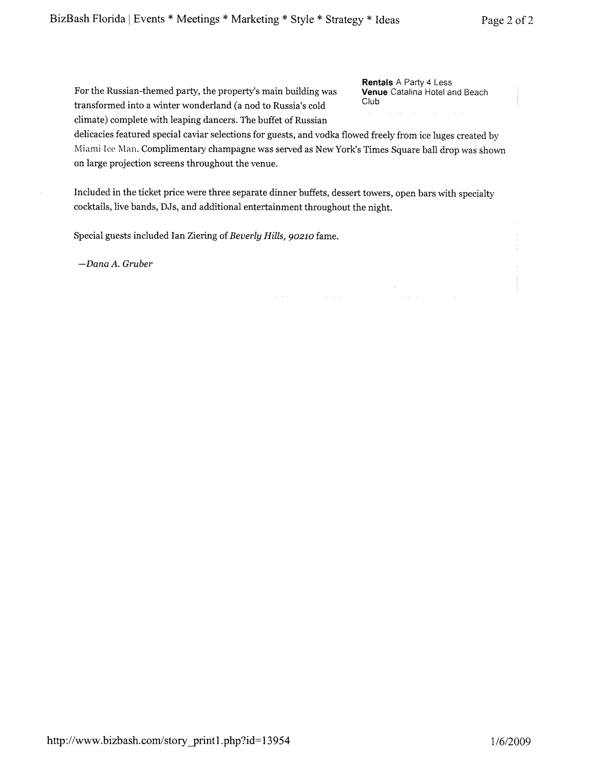 Dana Briones_Freelance Portfolio_BizBash Magazine | PDF