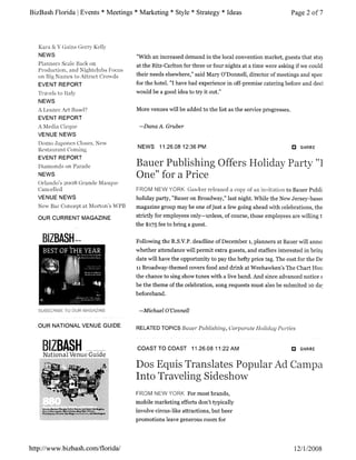 Dana Briones_Freelance Portfolio_BizBash Magazine | PDF
