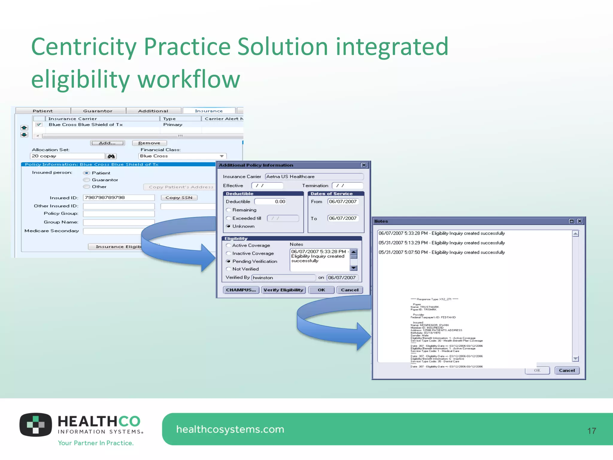 HealthCo: Centricity Clearinghouse Overview | PPT