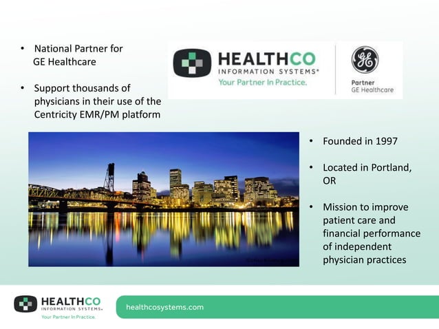 HealthCo: Centricity Clearinghouse Overview | PPT