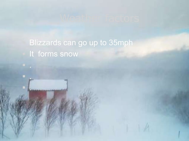 Blizzards | PPTX