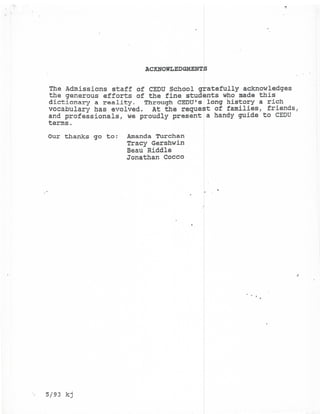 CEDU Heritage Dictionary | PDF