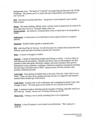 CEDU High School Glossary of Terms | PDF | Secondary Education | Education