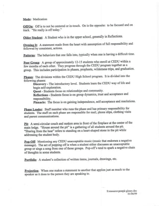 CEDU High School Glossary of Terms | PDF | Secondary Education | Education