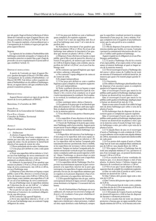 Cedula habitabilidad Decret 2592003 Diari Oficial de la Generalitat de Catalunya Nº 3999 30/10 ...