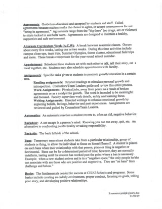 CEDU Middle School Glossary of Terms | PDF