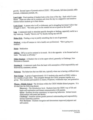 CEDU Middle School Glossary of Terms | PDF