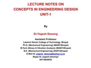 Ced unit 1 notes-new | PDF