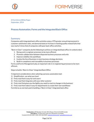 Forms Automation | PDF