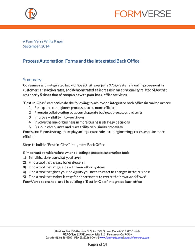 Forms Automation | PDF