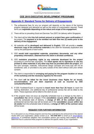 CEE 2015 Directory of Executive Development Programmes | PDF