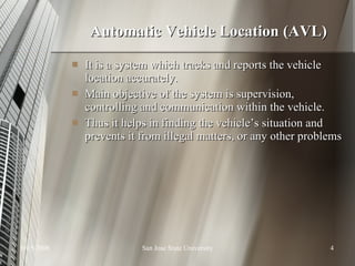 Advance Public Transportation System | PPT