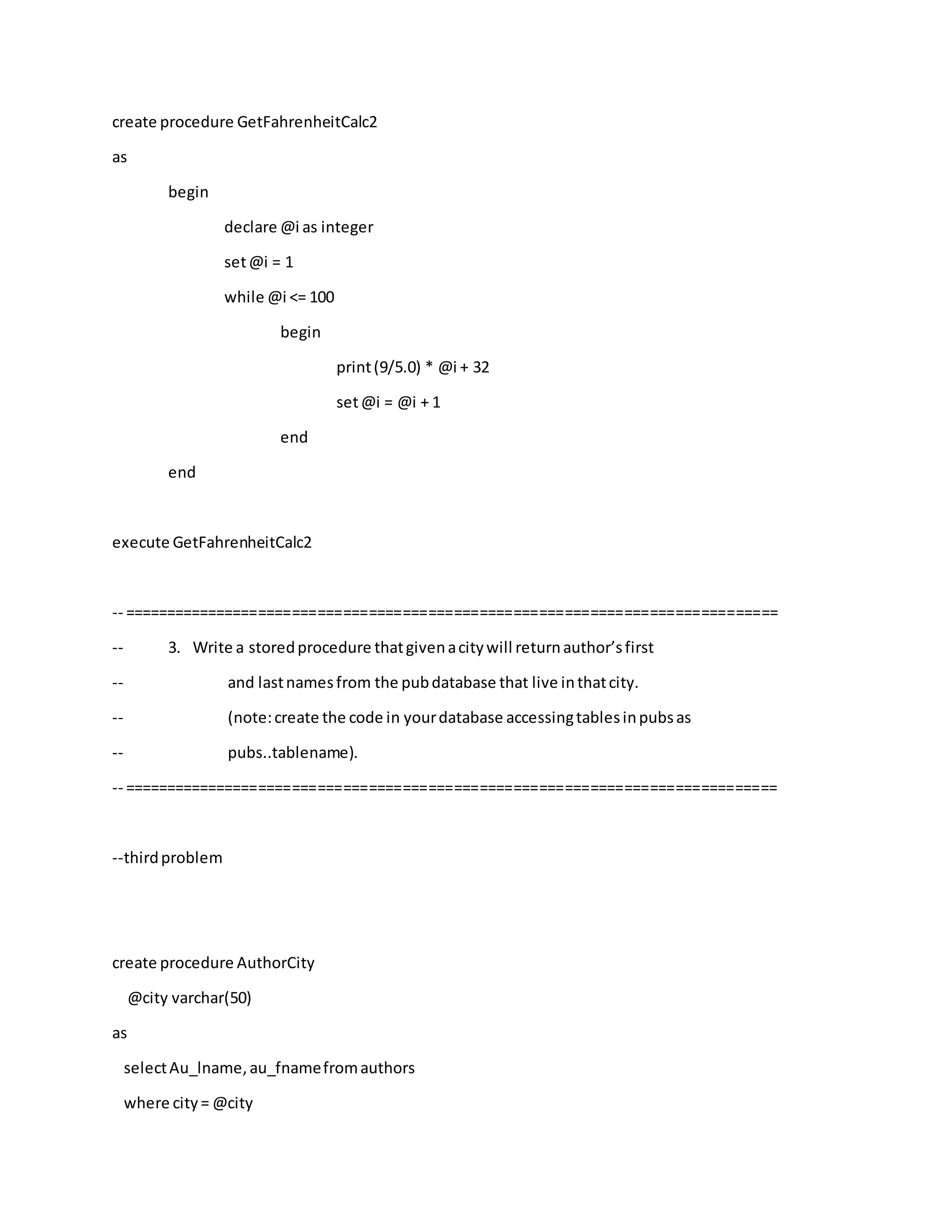 Stored Procedures | PDF | Free Download