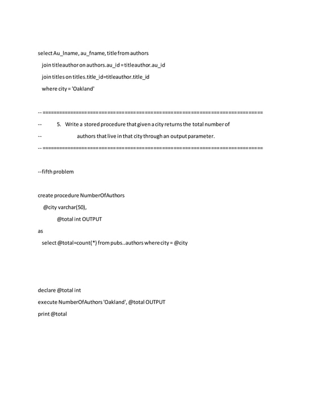 Stored Procedures | PDF Stored Procedures | PDF