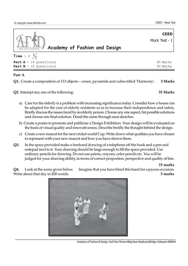 CEED-test-papers | PDF | Australia and Oceania Travel | Travel Locations