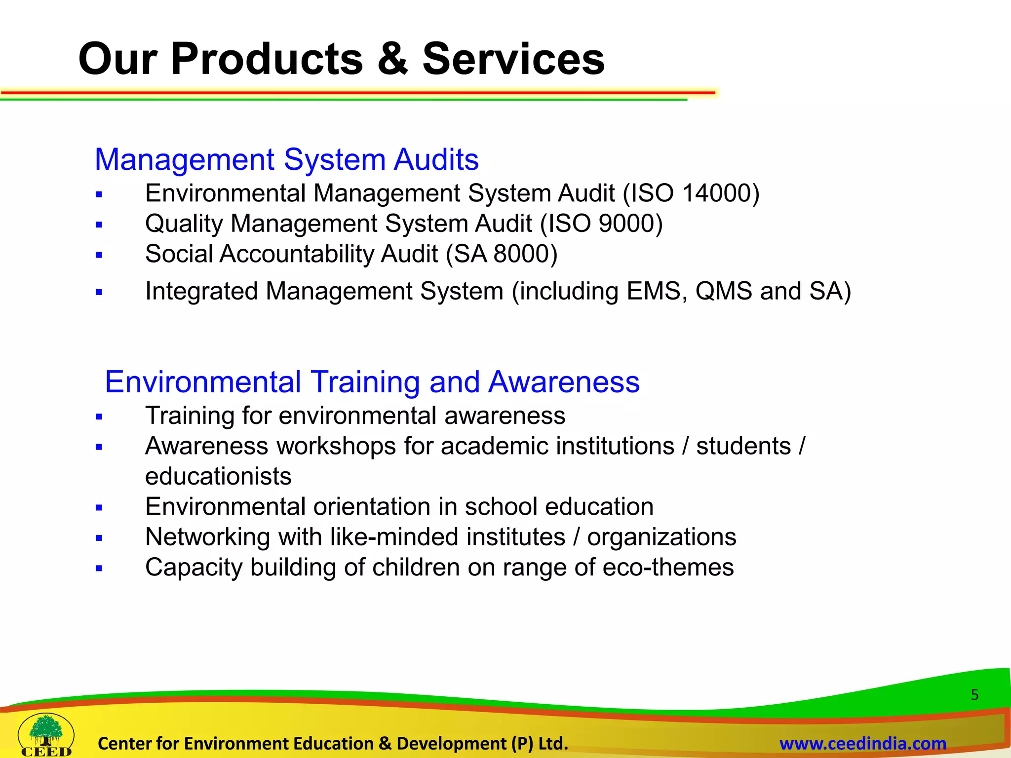 Ceed corporate presentation | PPTX