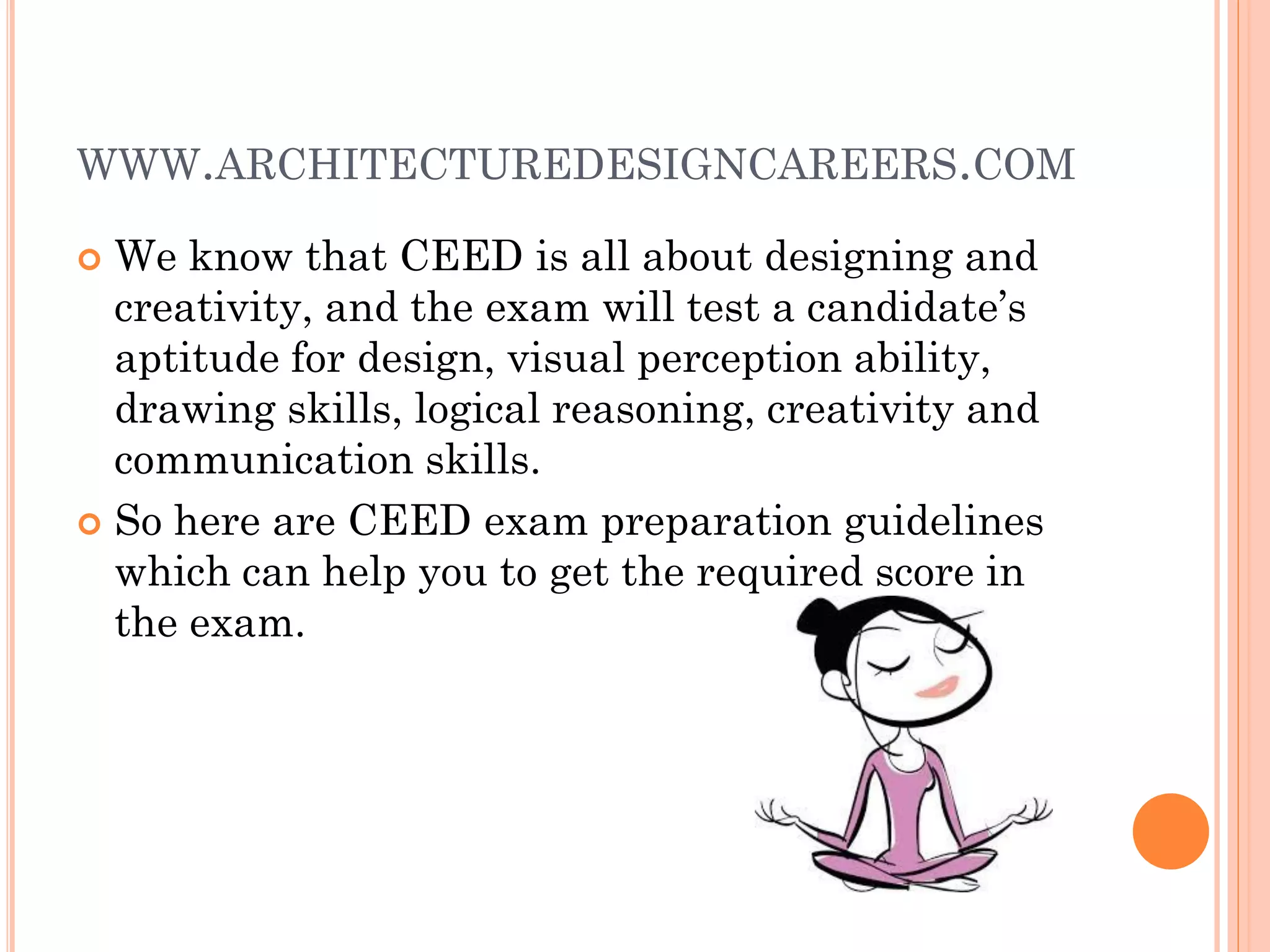 Ceed Entrance Examination Preparation | PDF