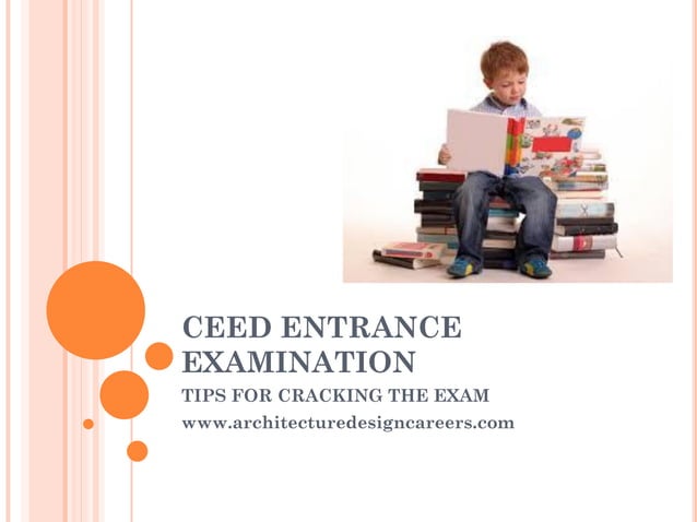 Ceed Entrance Examination Preparation | PPT