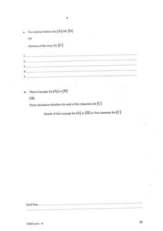 CEED 2012 old question papers - view & download for free | PDF