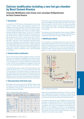 Calciner modification including a new hot gas chamber by Buzzi Cement ...