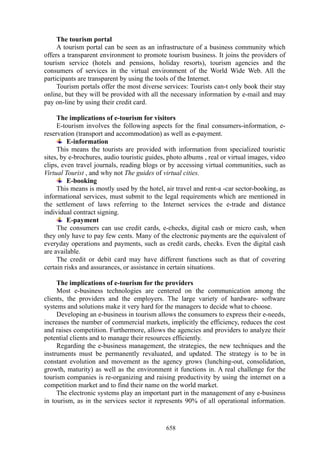 ELECTRONIC TOURISM | PDF