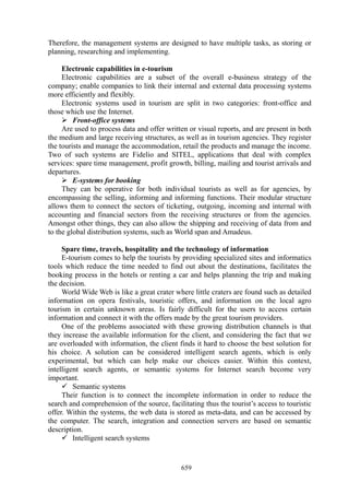 ELECTRONIC TOURISM | PDF