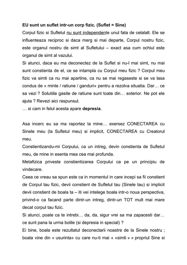 Ce este de fapt depresia | DOC