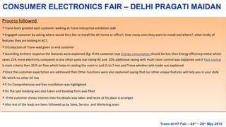 TRANE - Consumer Electronics Fare - Delhi | PPT | Home Appliances ...