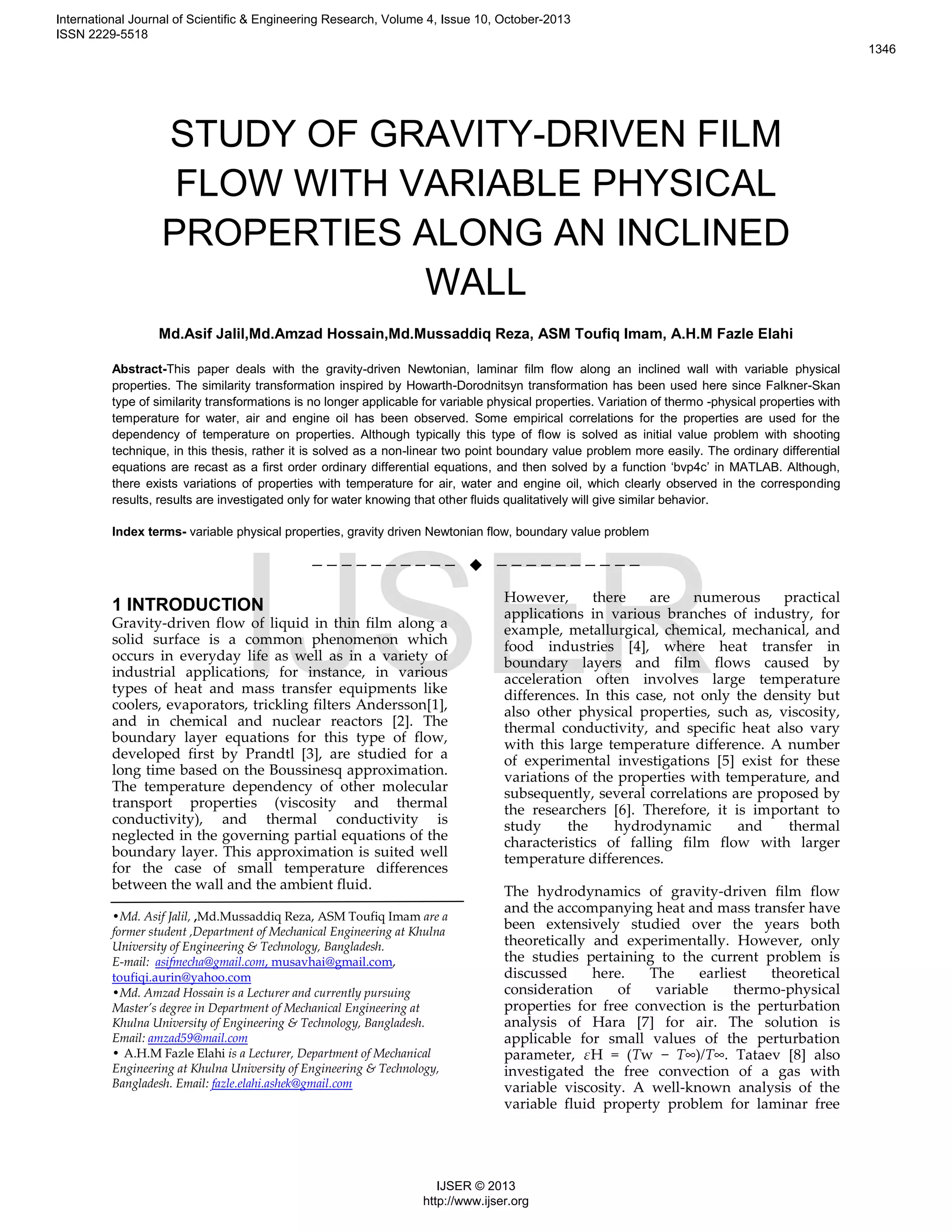 1385911597researchpaper_STUDY-OF-GRAVITY-DRIVEN-FILM-FLOW-WITH-VARIABLE ...