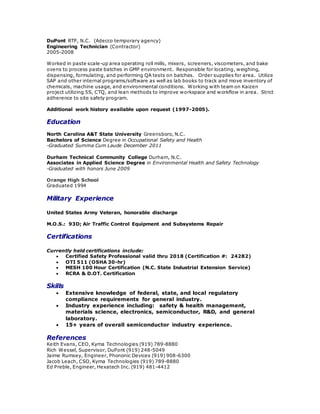 Ronald Jacobs II_short safety | PDF