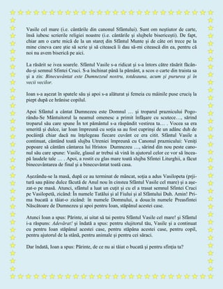 Ce face Sfântul Vasile în noaptea de Revelion ? | PDF