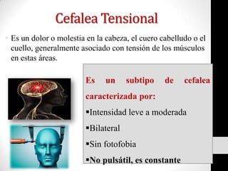 Cefalea por tensión_diapositiva | PPTX